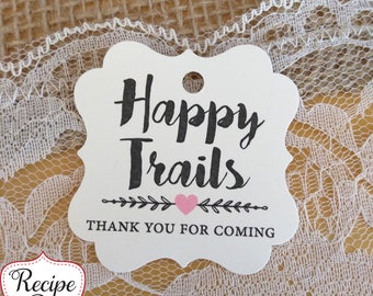 Happy Trails Tags | Etsy