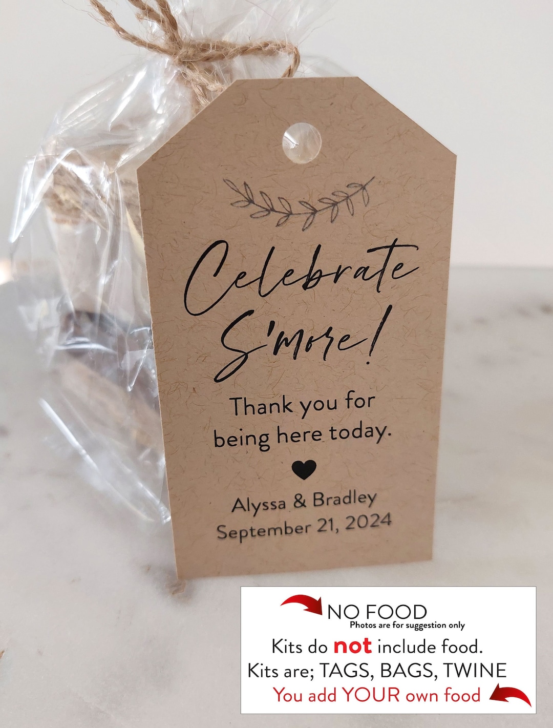 Smore Kits, Celebrate Smore, S'mores Party Favor Tags Bags Twine ...