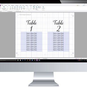 Printable Sign Table Seating Chart Printable Seating Chart - Etsy