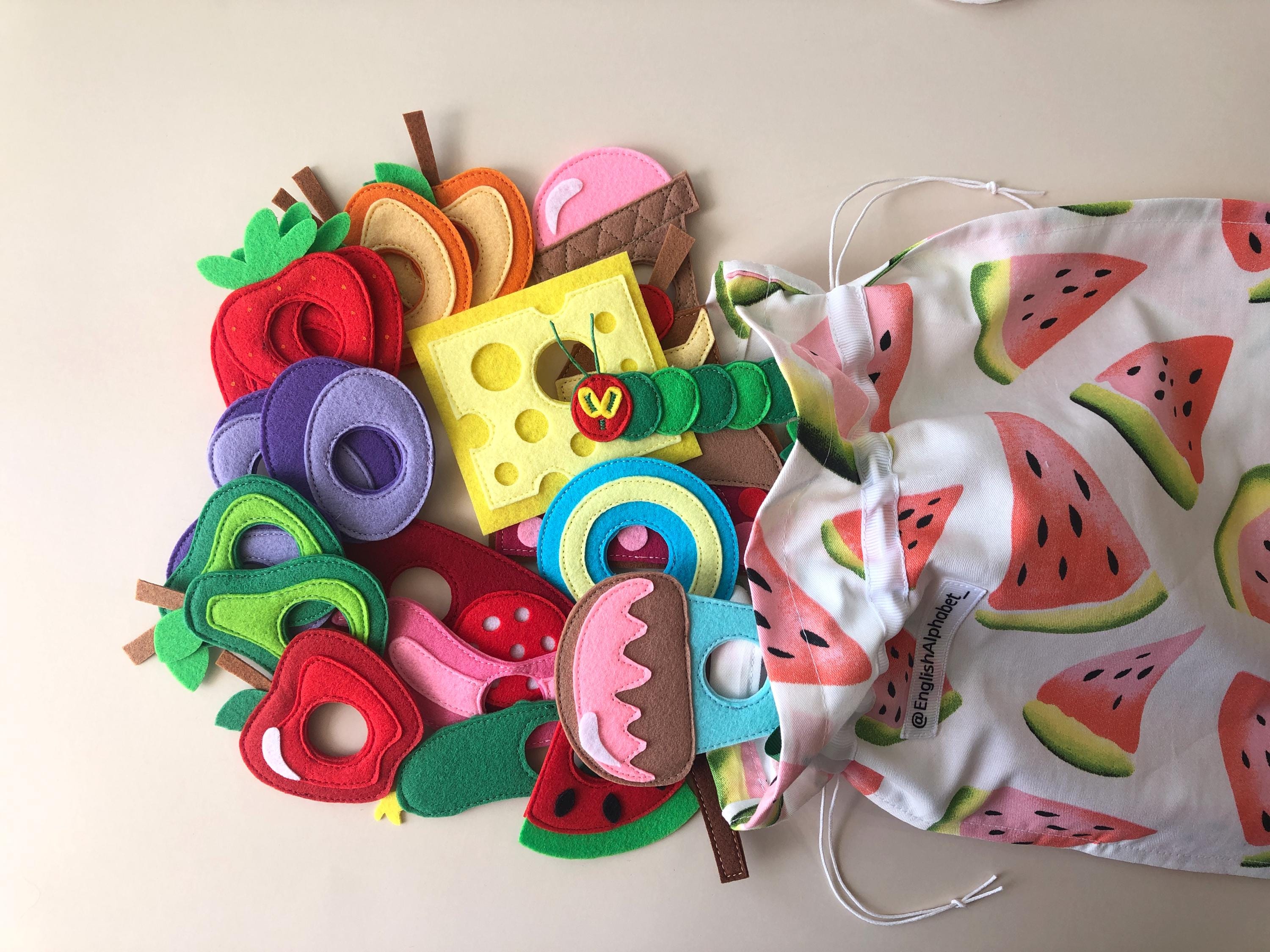 Felt the Very Hungry Caterpillar Early Learning Felt Food Educational ...