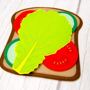 Make a Sandwich Toy Set, PDF Pattern and SVG - Etsy