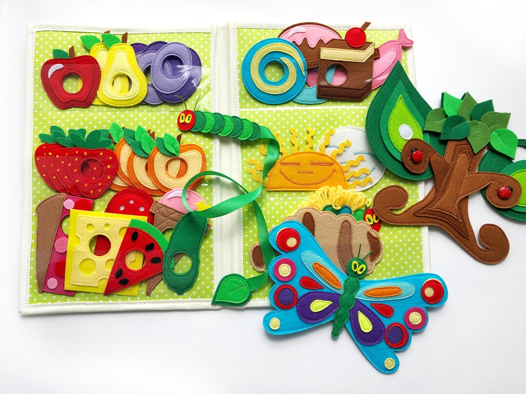 Felt the Very Hungry Caterpillar Early Learning Felt Food Educational ...