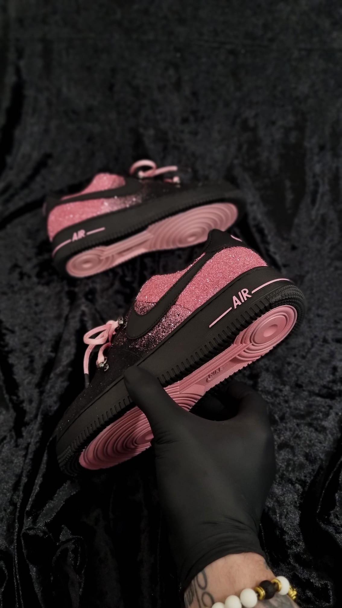 Custom Nike Air Force 1s Glitter Pack - Etsy