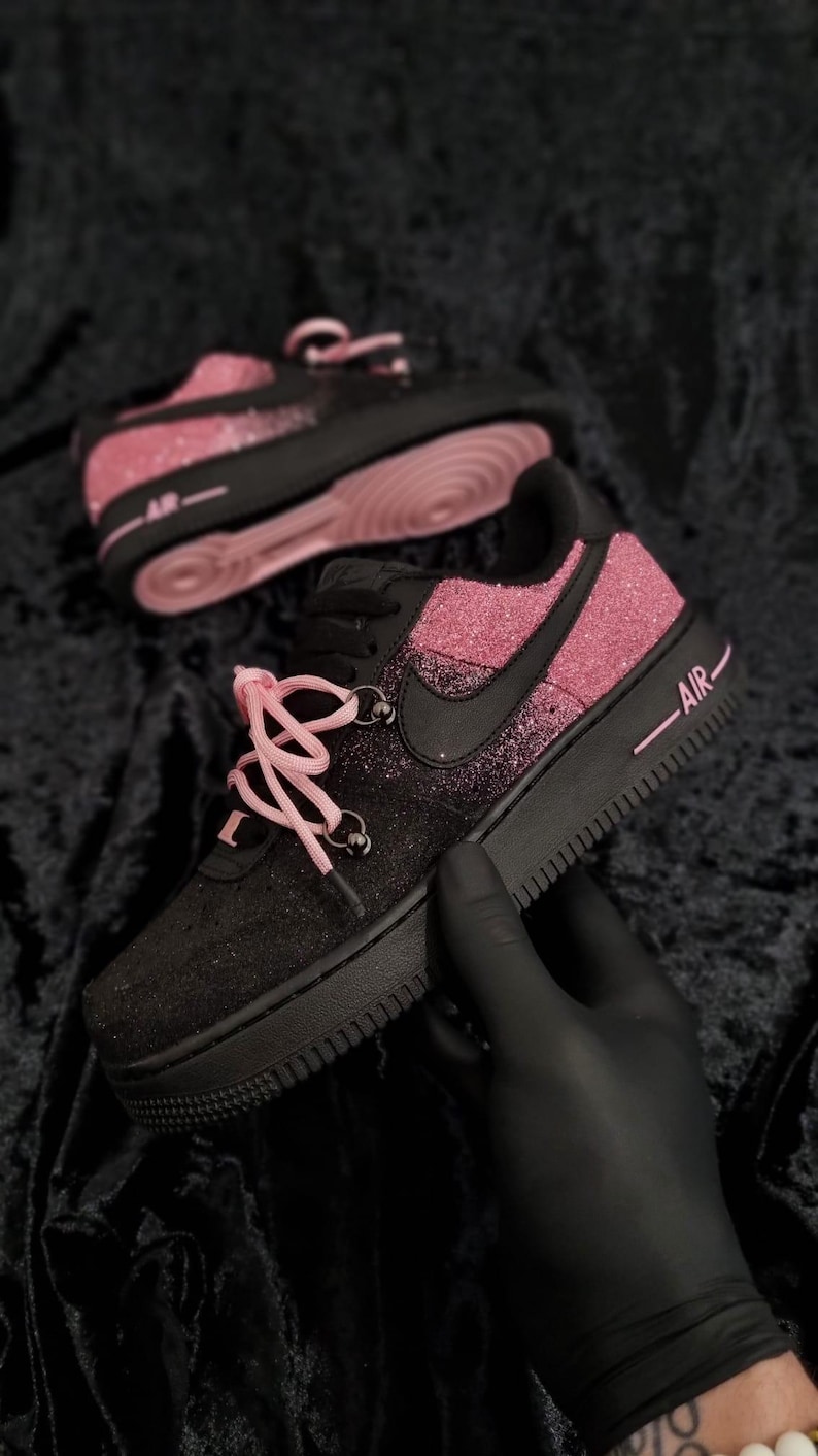 Custom Nike Air Force 1s Glitter Pack - Etsy