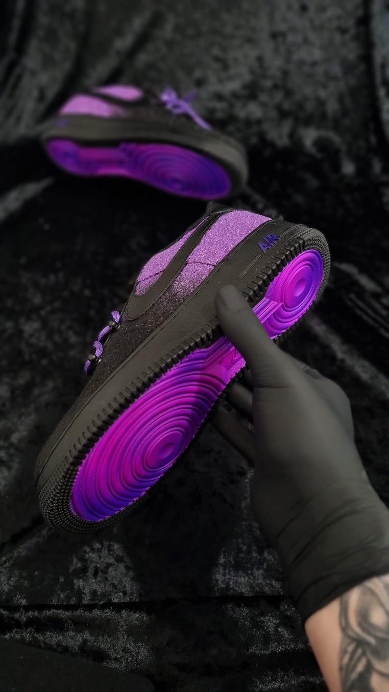 Custom Nike Air Force 1s Glitter Pack - Etsy