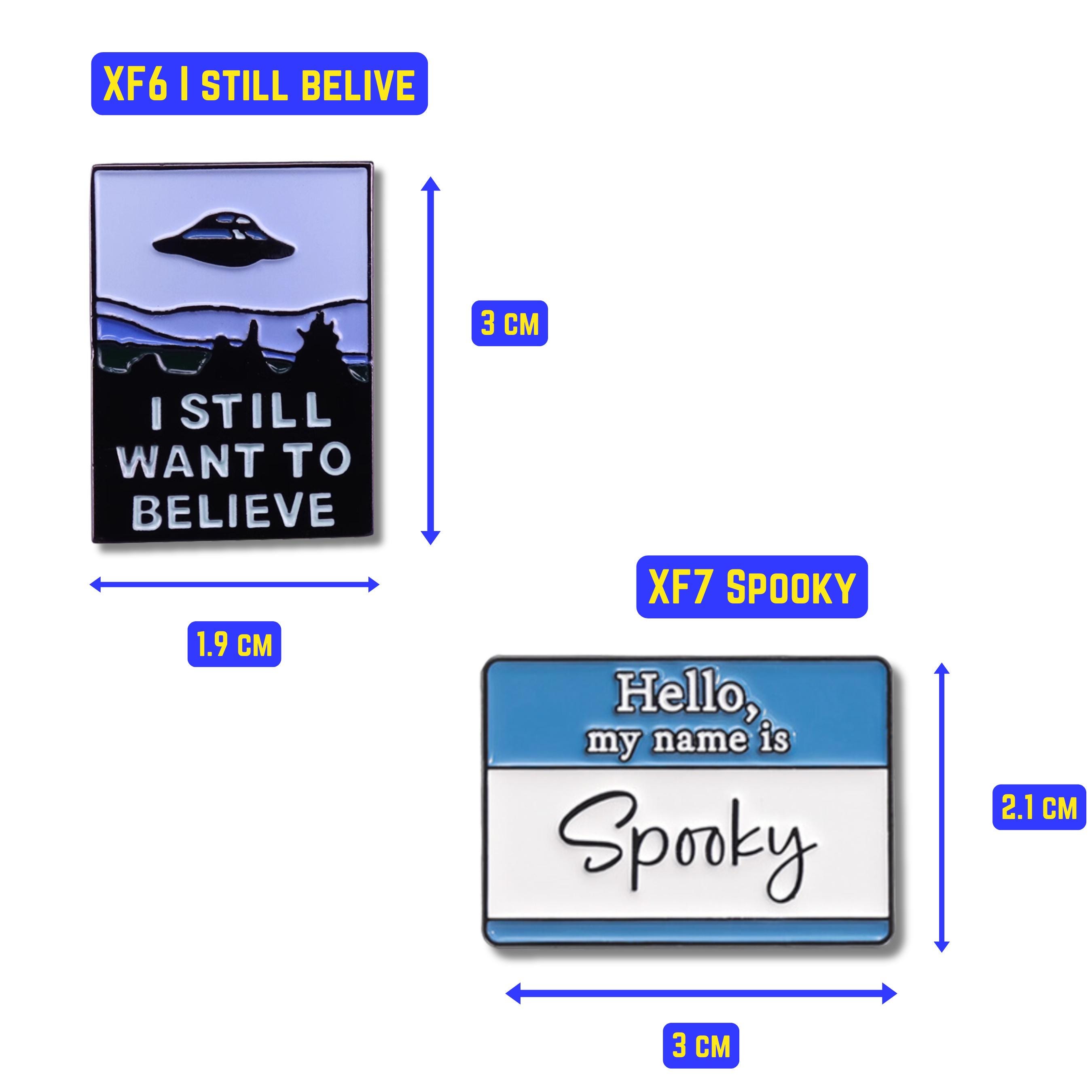 The X Files Enamel Pins Set Mulder & Scully Fan Gift Collectible Pins ...