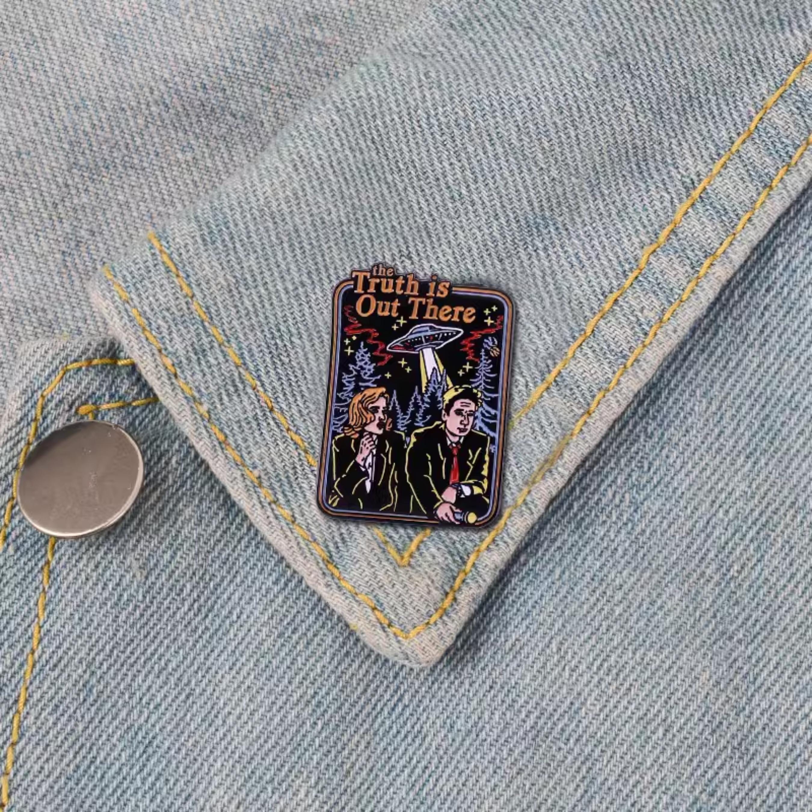 The X Files Enamel Pins Set Mulder & Scully Fan Gift Collectible Pins ...