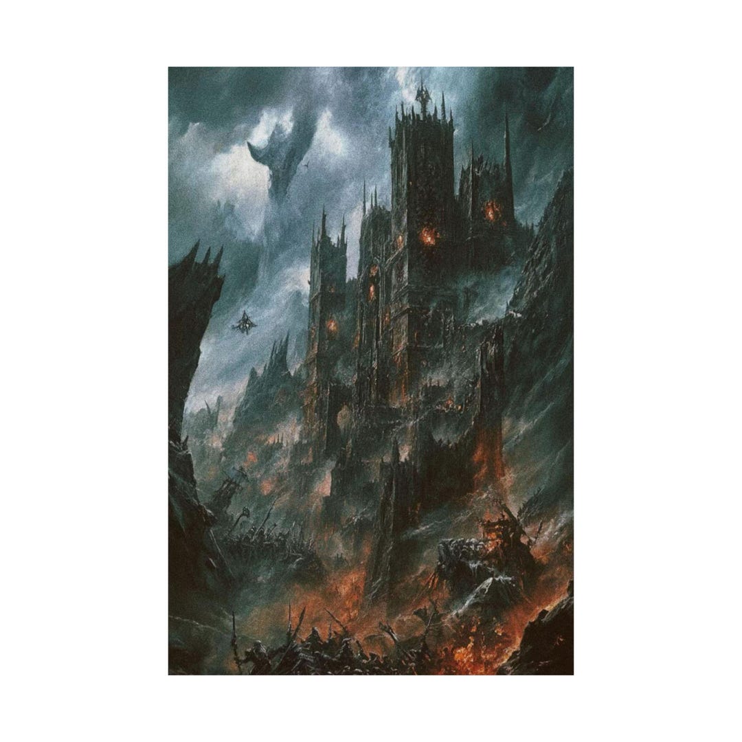 Gothic Fantasy Matte Vertical Posters - Dark Castle Art, Wall Decor ...