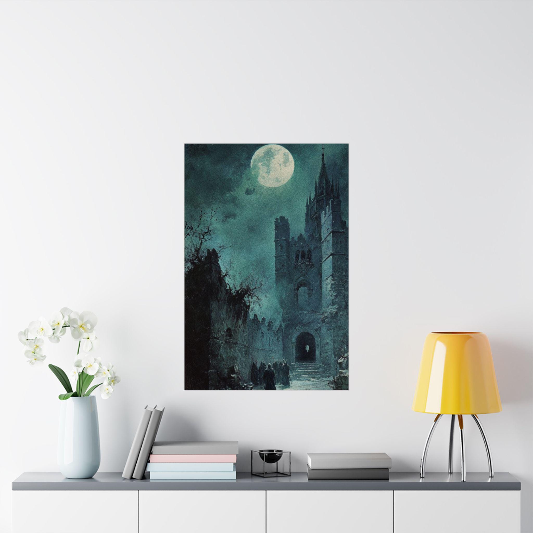 Gothic Castle Wall Art - Matte Vertical Posters for Home Decor ...