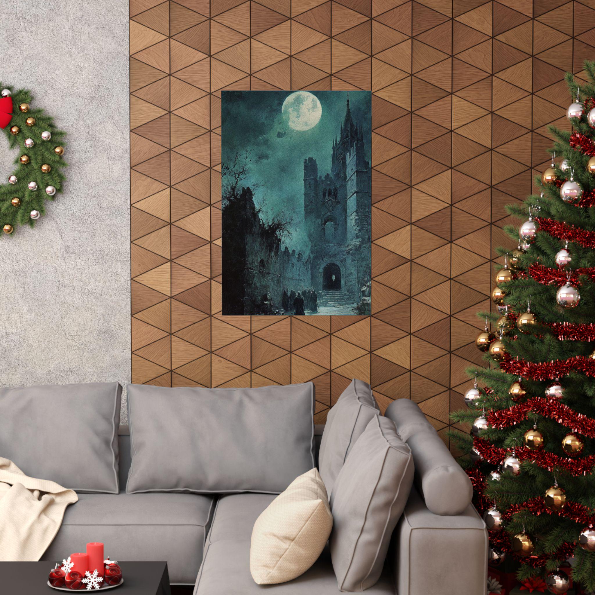 Gothic Castle Wall Art - Matte Vertical Posters for Home Decor ...