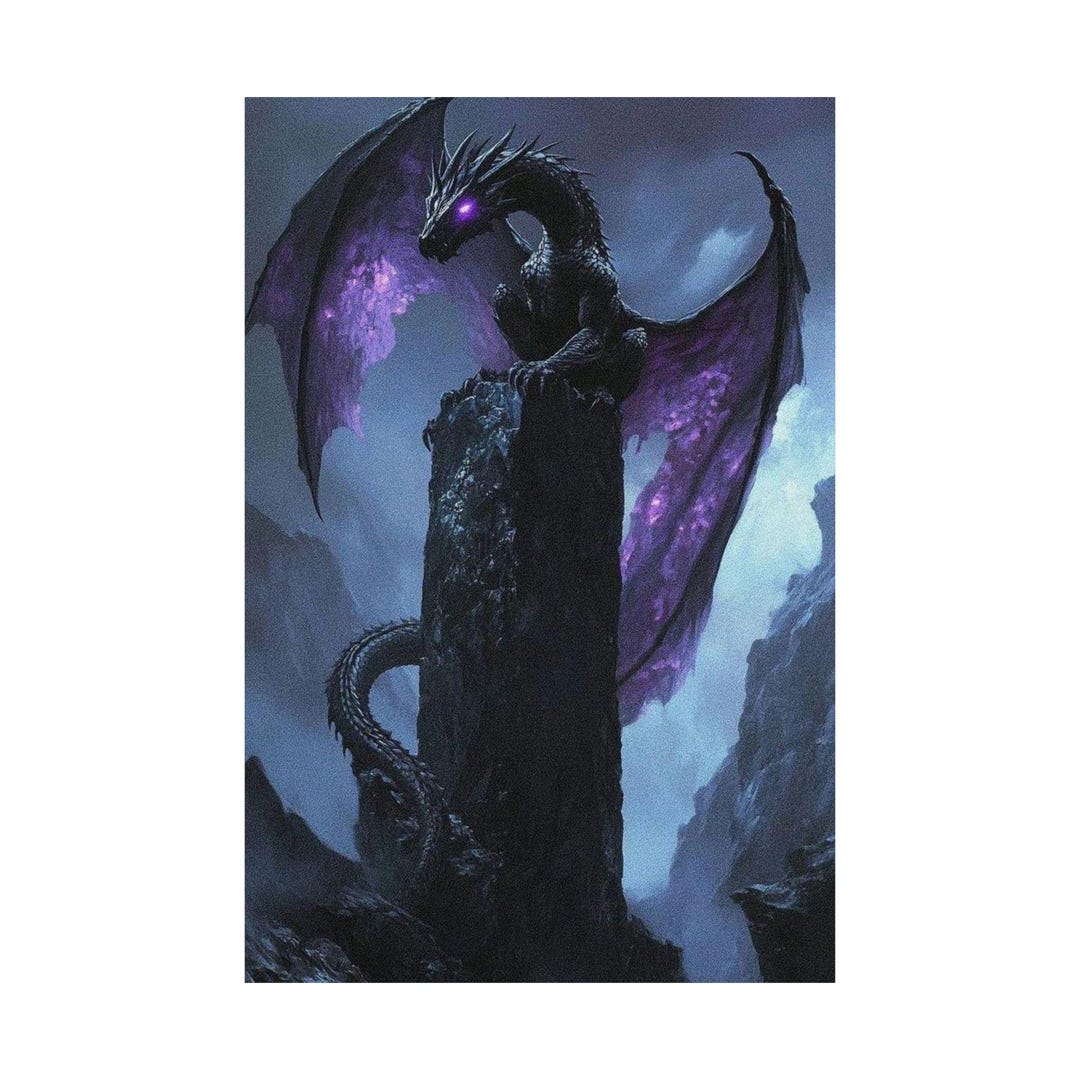 Dragon Matte Vertical Posters, Mythical Creature Home Decor, Fantasy ...