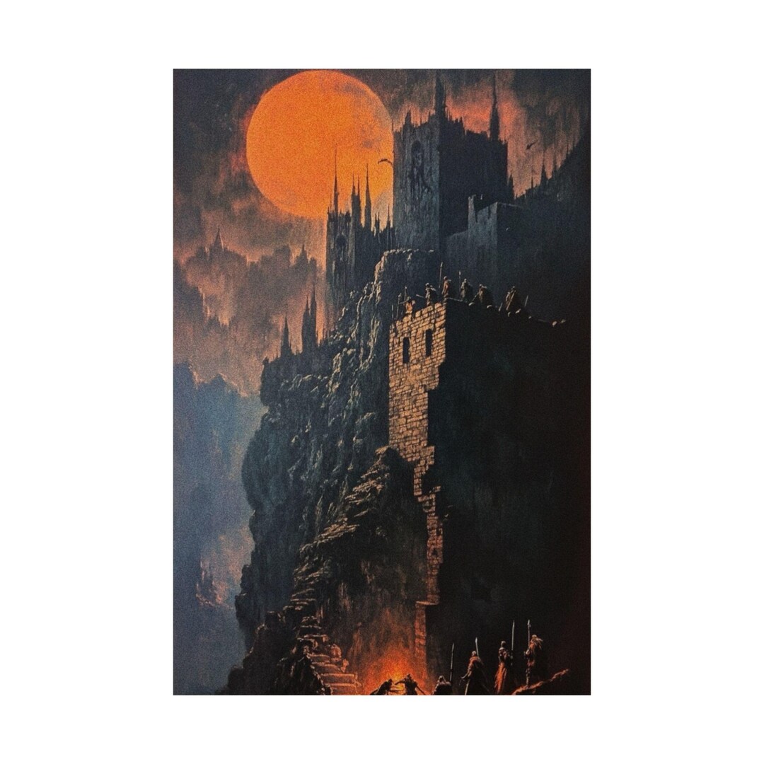 Fantasy Castle Matte Vertical Posters, Wall Art Prints, Gothic Decor ...