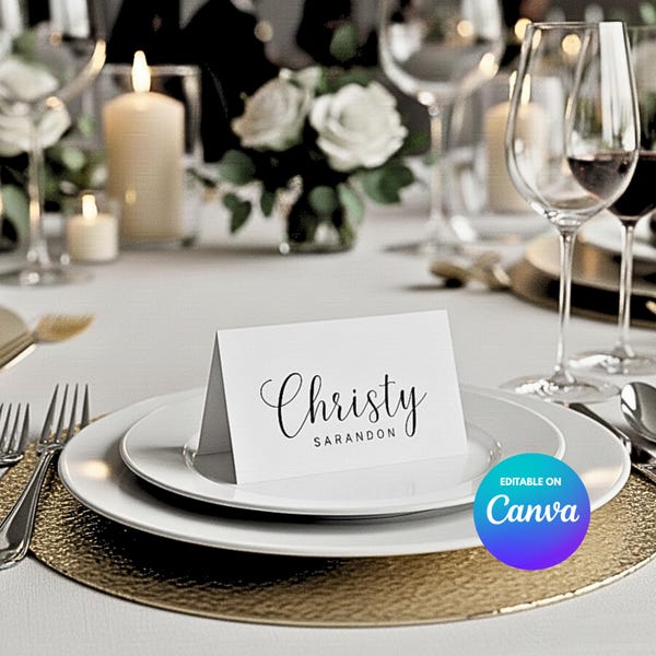 Table Name Cards - Etsy