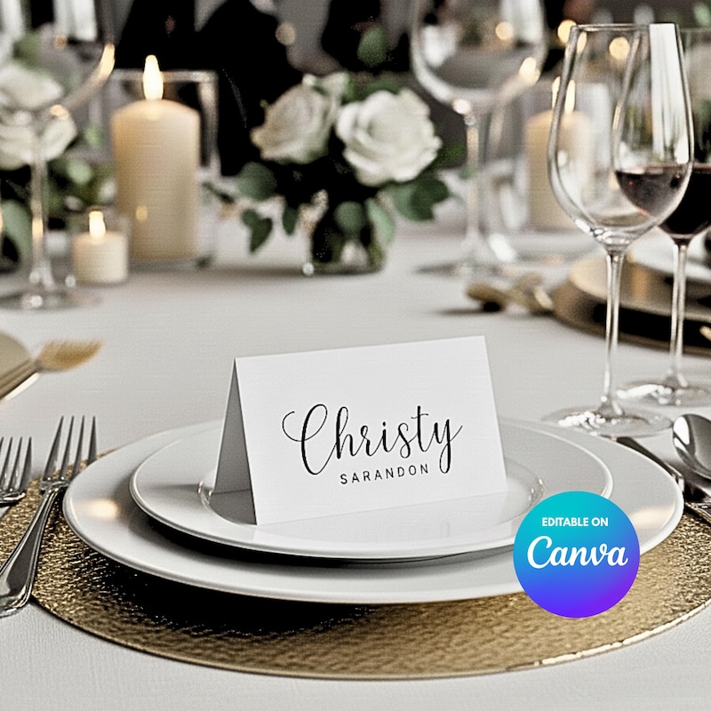 Name Places for Tables - Etsy UK