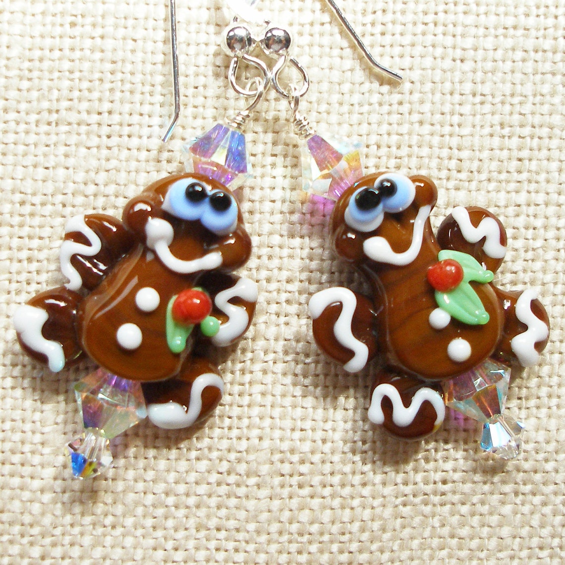 Gingerbread Man Earrings Gingerbread Men Christmas Holiday - Etsy