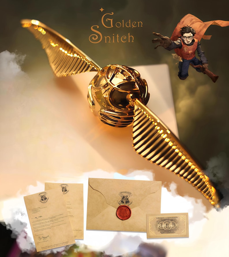Magical Winged Ball Ring Box & Wand Necklace – the Perfect Fantasy ...