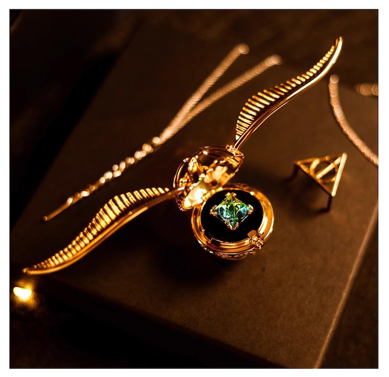Magical Winged Ball Ring Box & Wand Necklace – the Perfect Fantasy ...