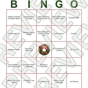 Christmas Move Bingo Cards (6 Pack) - Etsy