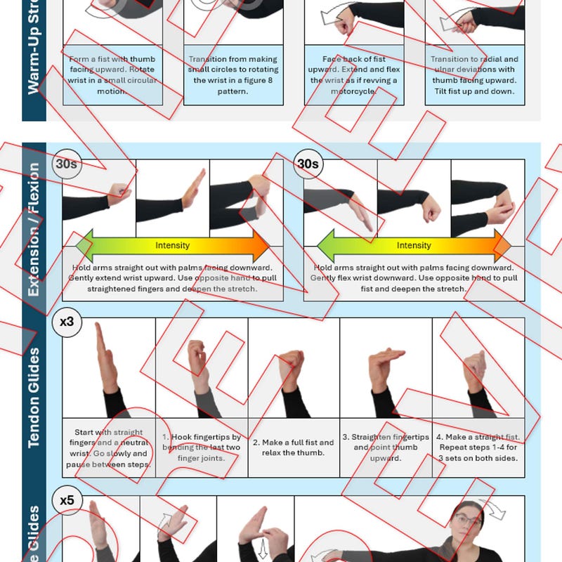 Hand Exercises - Etsy