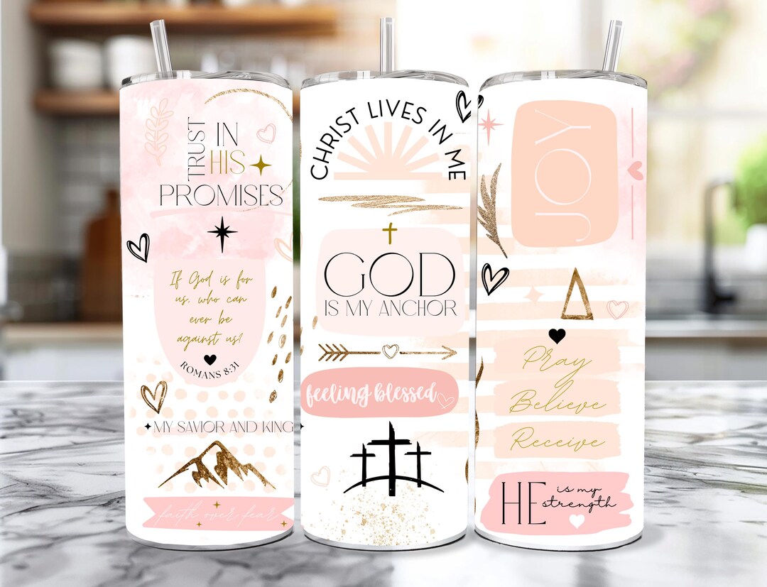 God is My Anchor 20 Oz Skinny Tumbler, Skinny Tumbler, Stainless Steel ...