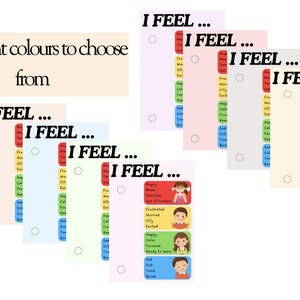 Emotion Communication Card - Etsy