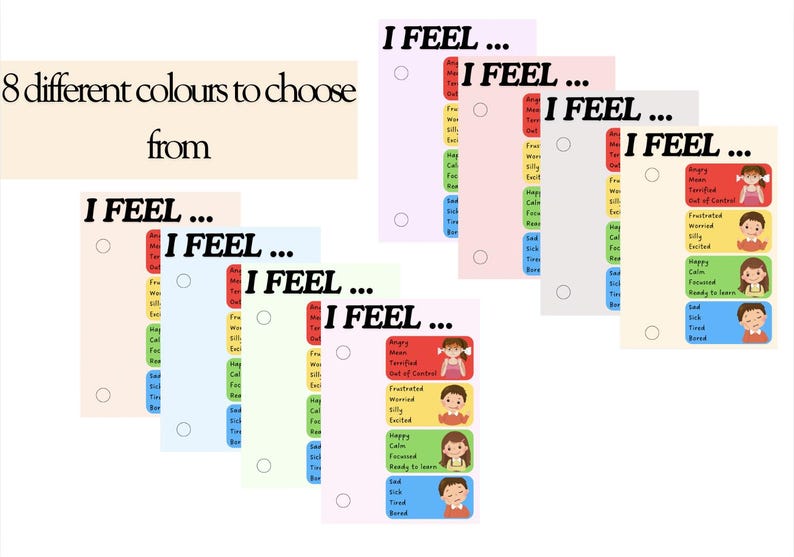 Emotion Communication Card - Etsy