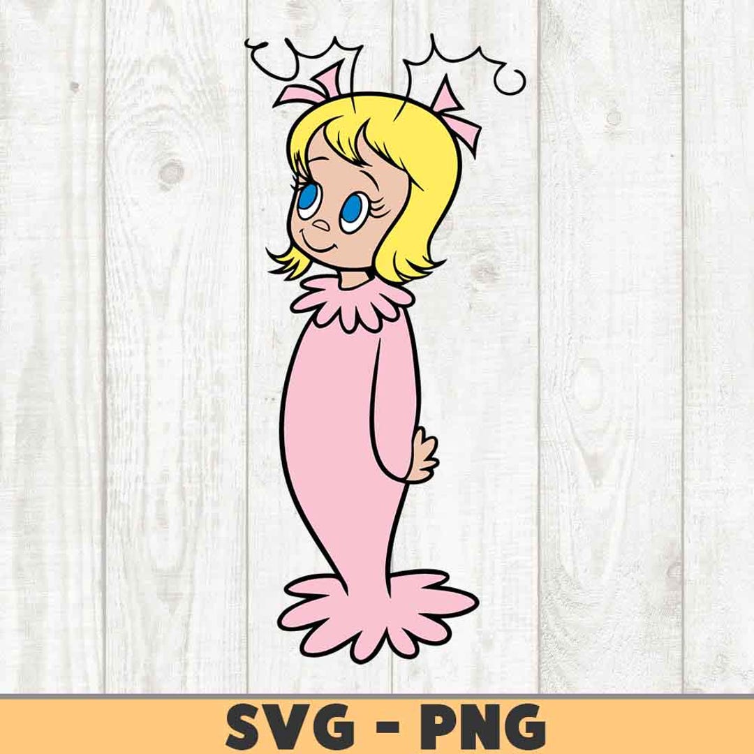Cindy Lou Who SVG DXF PNG Digital File Cut File Clipart - Etsy