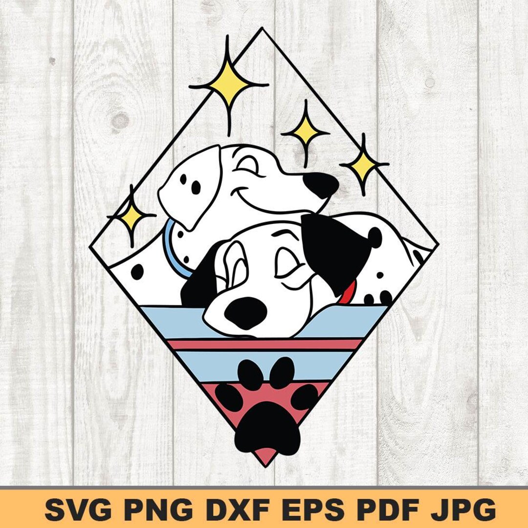 Pongo Perdy SVG DXF PNG Digital File Cut File Clipart #1 - Etsy
