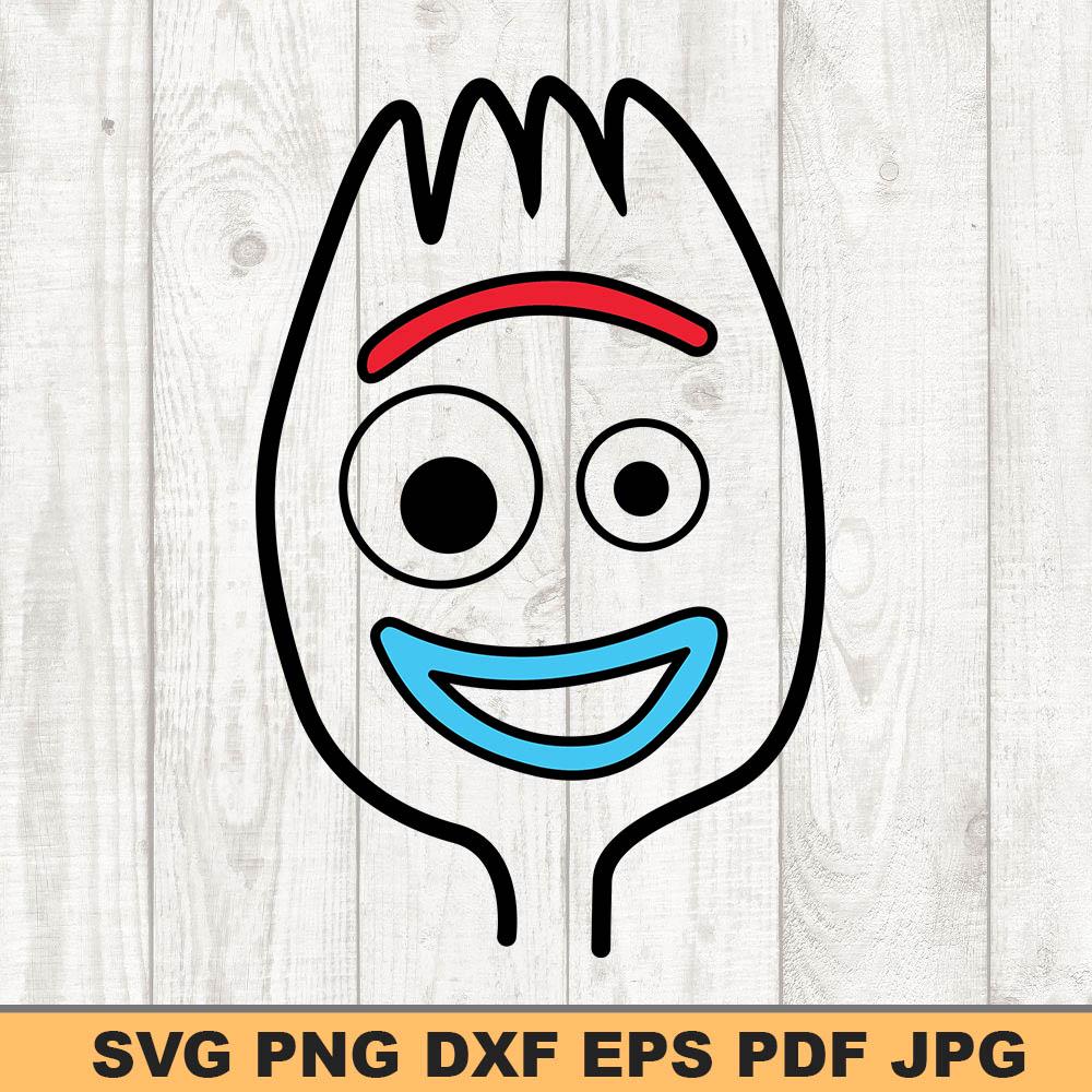Forky Digital File SVG DXF PNG File - Etsy