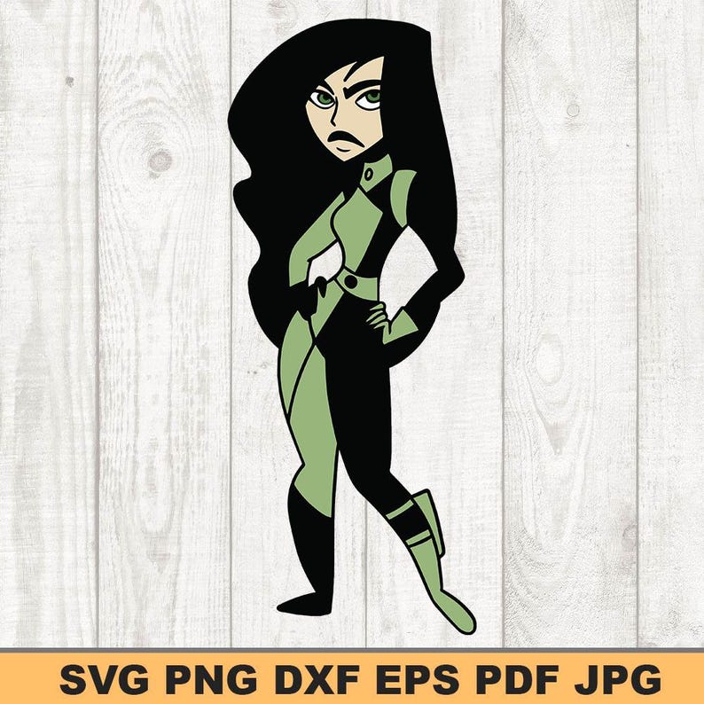 Shego SVG DXF PNG Digital File Cut File Clipart - Etsy