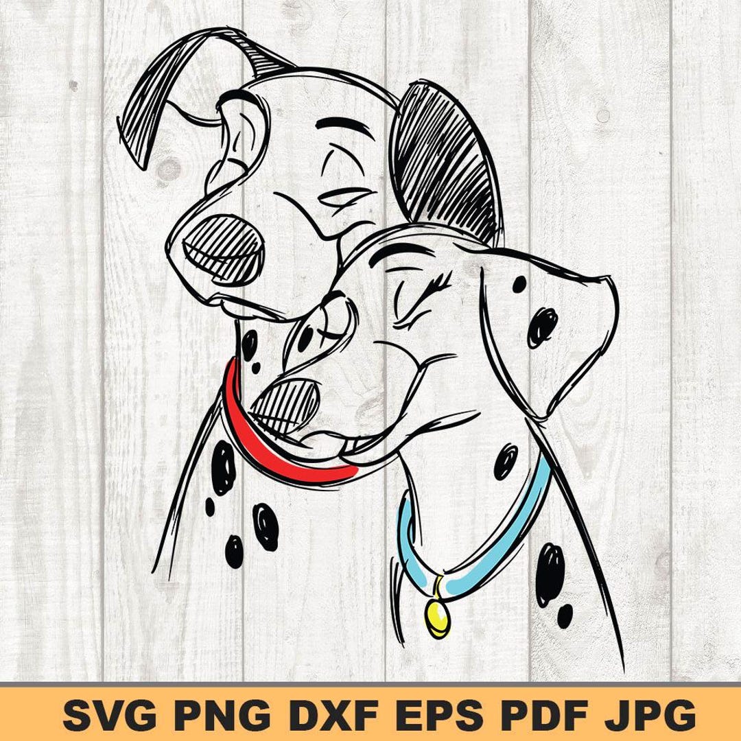 Pongo Perdy SVG DXF PNG Digital File Cut File Clipart #2 - Etsy