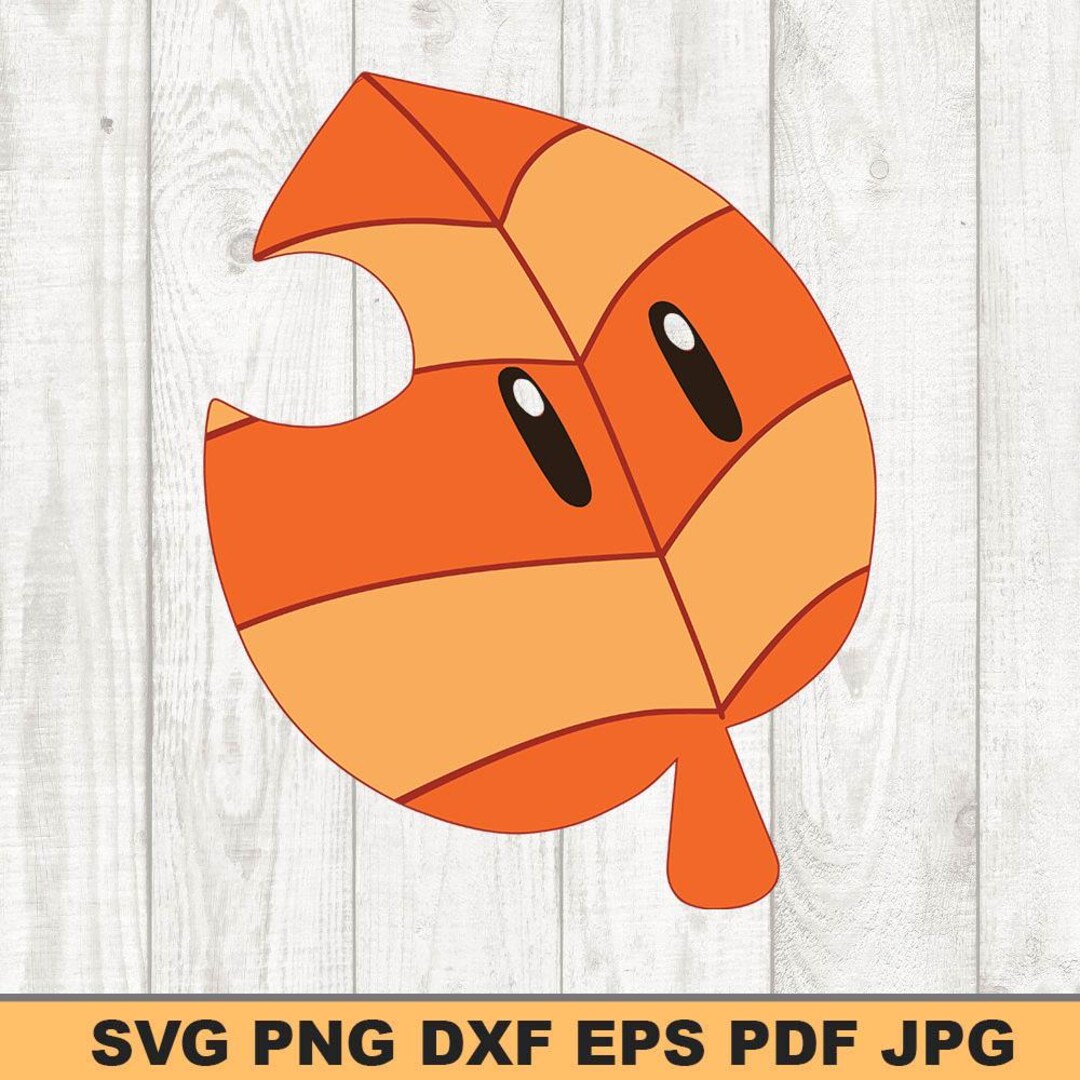 Super Mario Leaf SVG DXF PNG Digital File Cut File Clipart - Etsy