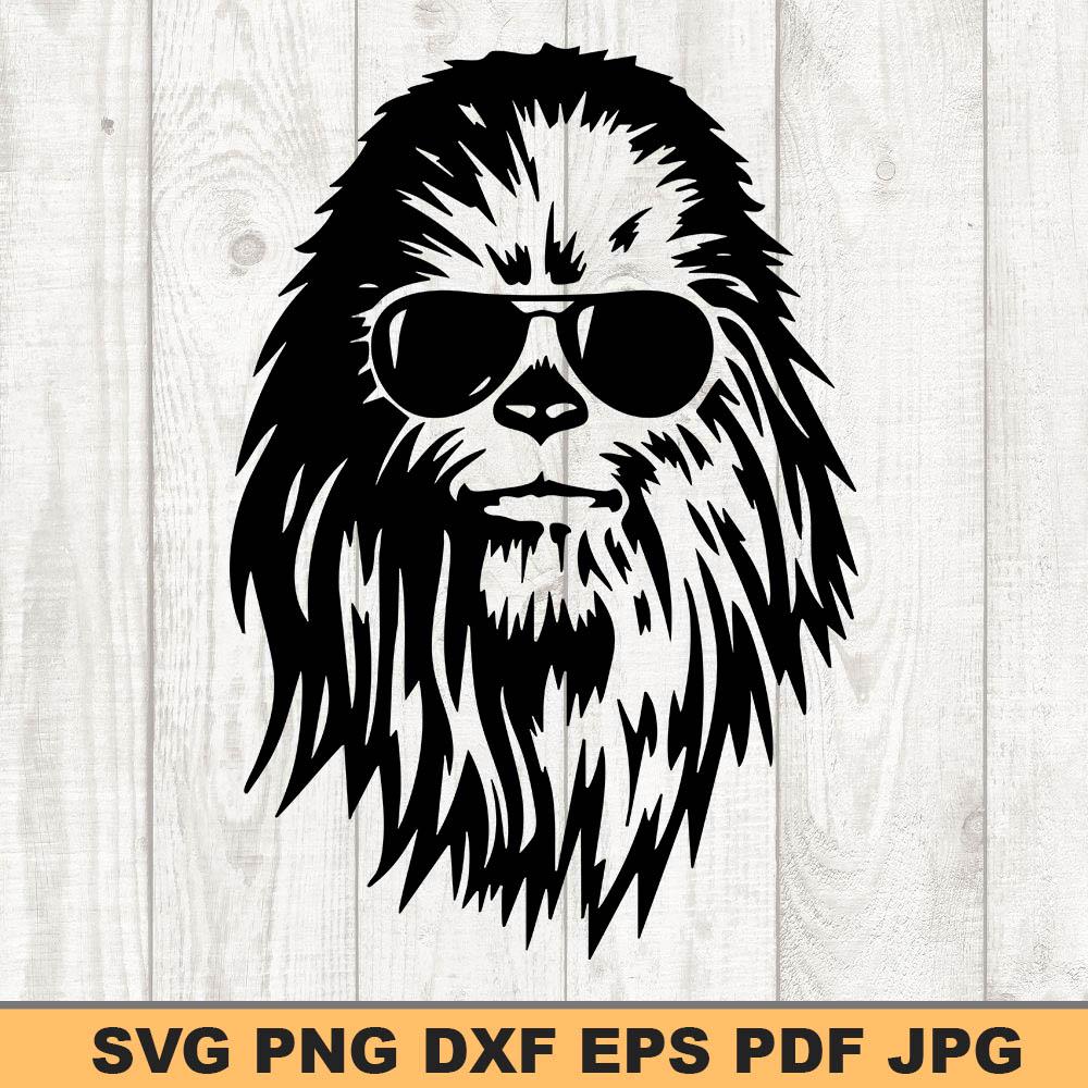 Chewbacca Digital File SVG DXF PNG File - Etsy