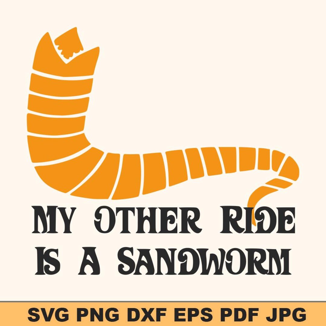 Desert Sandworm Svg | Fantasy Creature Svg Design | Sci Fi Inspired Svg ...