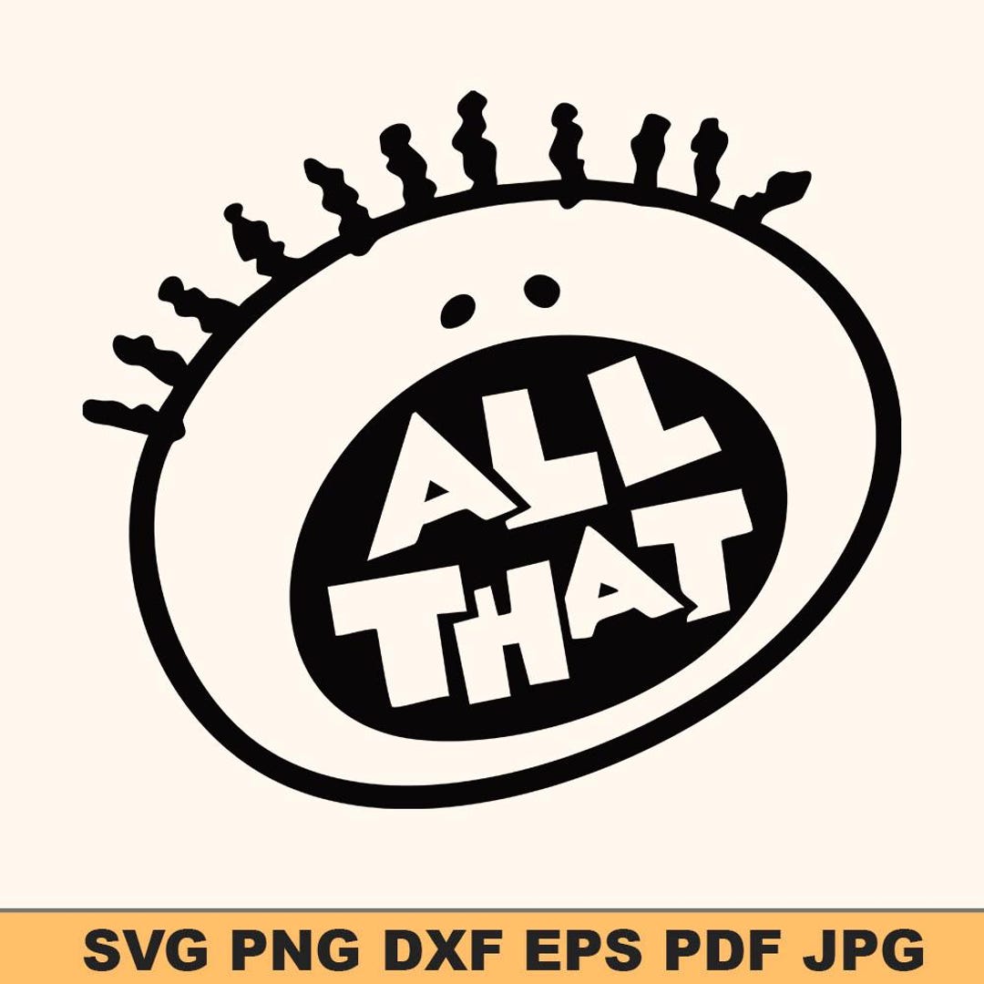 All That Nick Svg | 90s Retro Svg Design | Funny Custom Name Svg ...