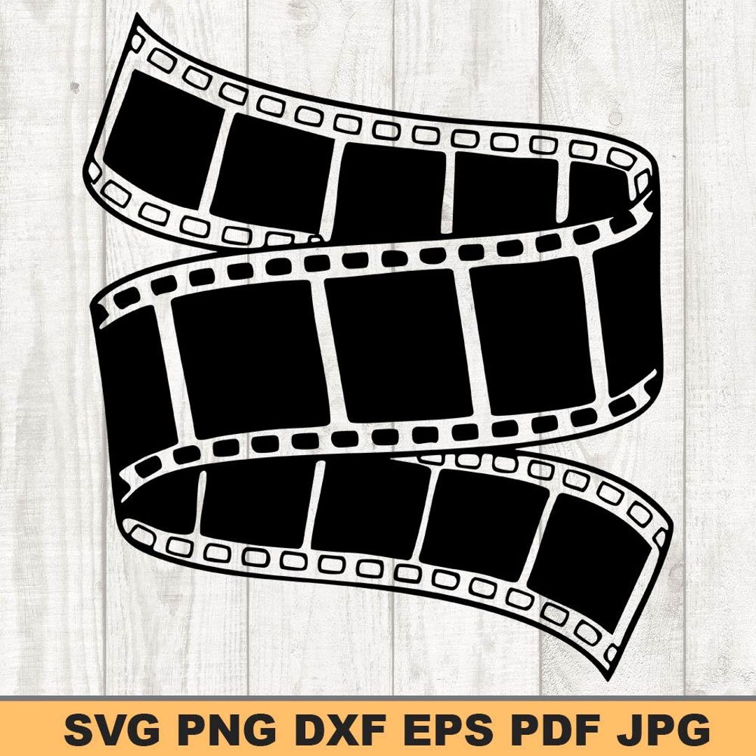 Film Reel Svg | Movie Icon Svg Design | Vintage Cinema Svg | Digital ...