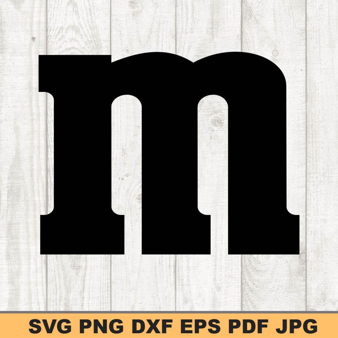 M Letter Costume Digital File SVG DXF PNG File - Etsy