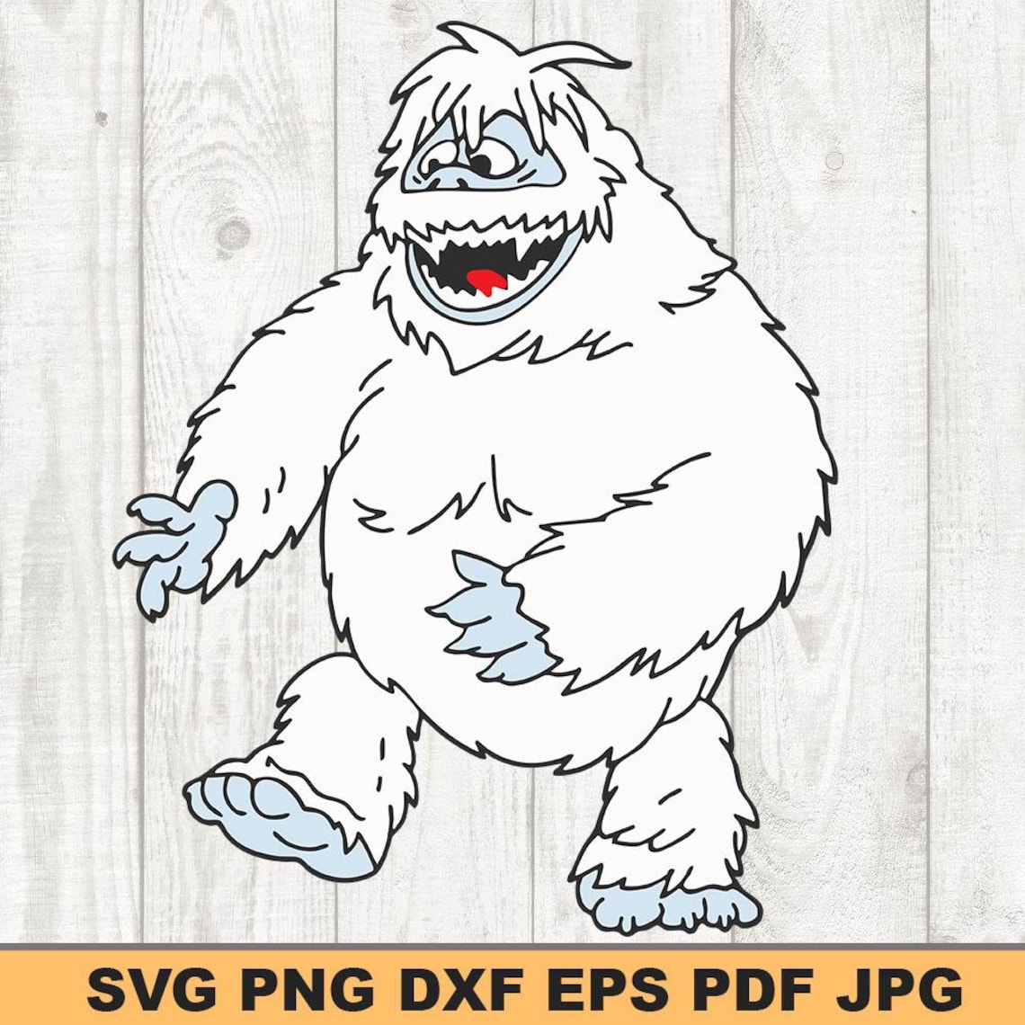 Abominale Snowman Digital File SVG DXF PNG File - Etsy