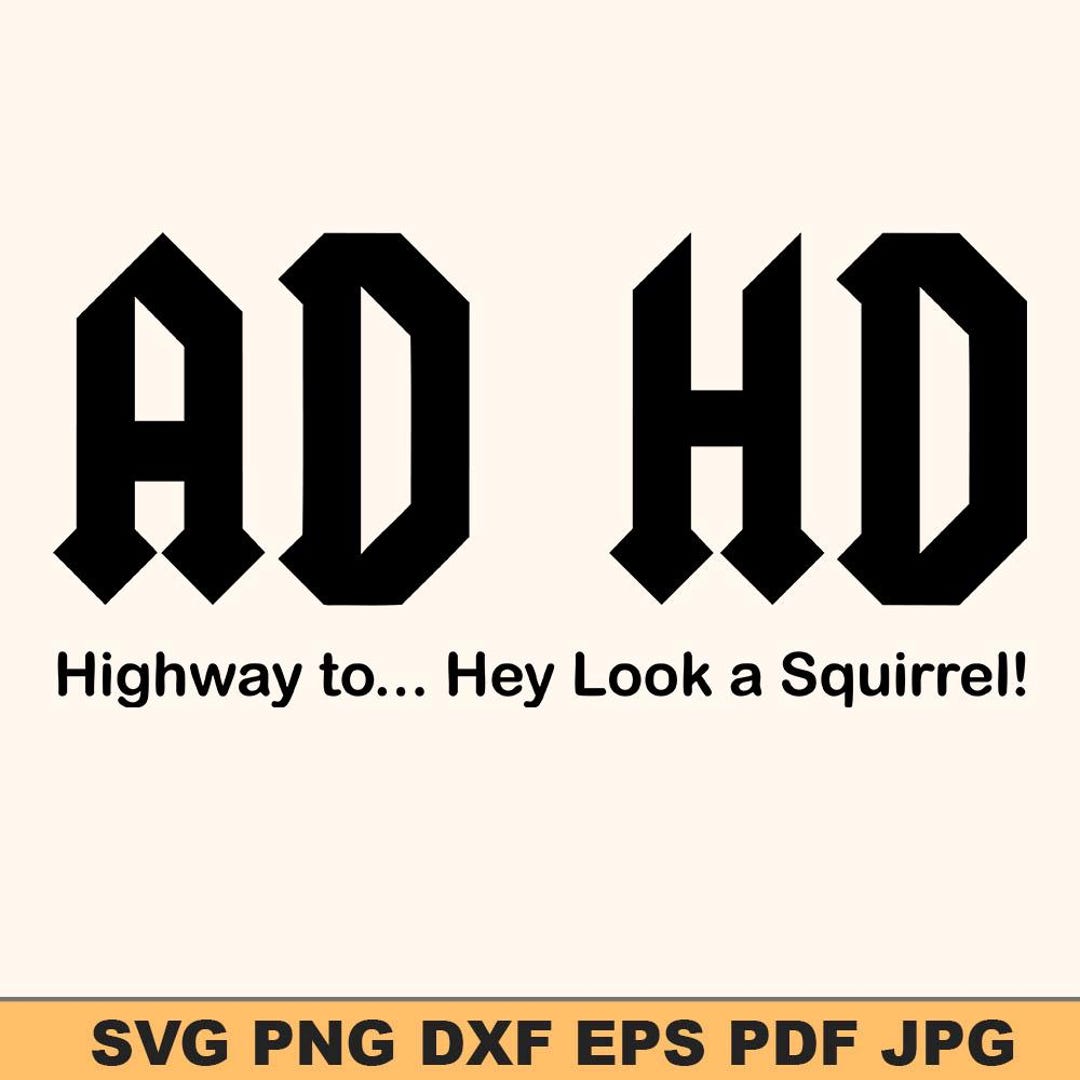 Adhd Svg Bundle | Funny Adhd Quotes Svg | Mental Health Awareness Svg ...