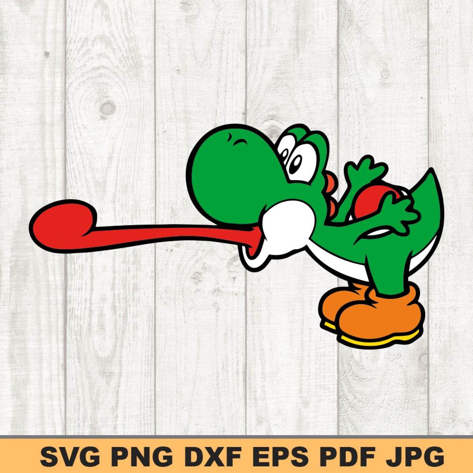 Mario Yoshi SVG DXF PNG Digital File Cut File Clipart - Etsy