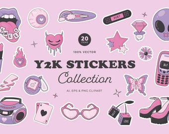 37 Y2k Vector Illustrations Png, Y2k Png, Png Bundle Futuristic Line ...