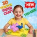 3D Peacock Paper Craft for Kids - Printable Cut and Fold Activity ...