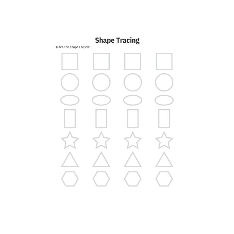36 Printable Line Tracing Worksheets for Preschoolers | Kindergarten ...