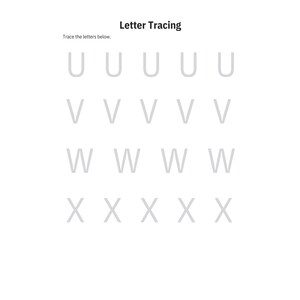 36 Printable Line Tracing Worksheets for Preschoolers | Kindergarten ...