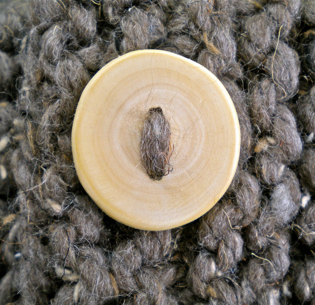 Scarf Cowl Brown Barley Bulky Knit Tree Branch Buttons - Etsy