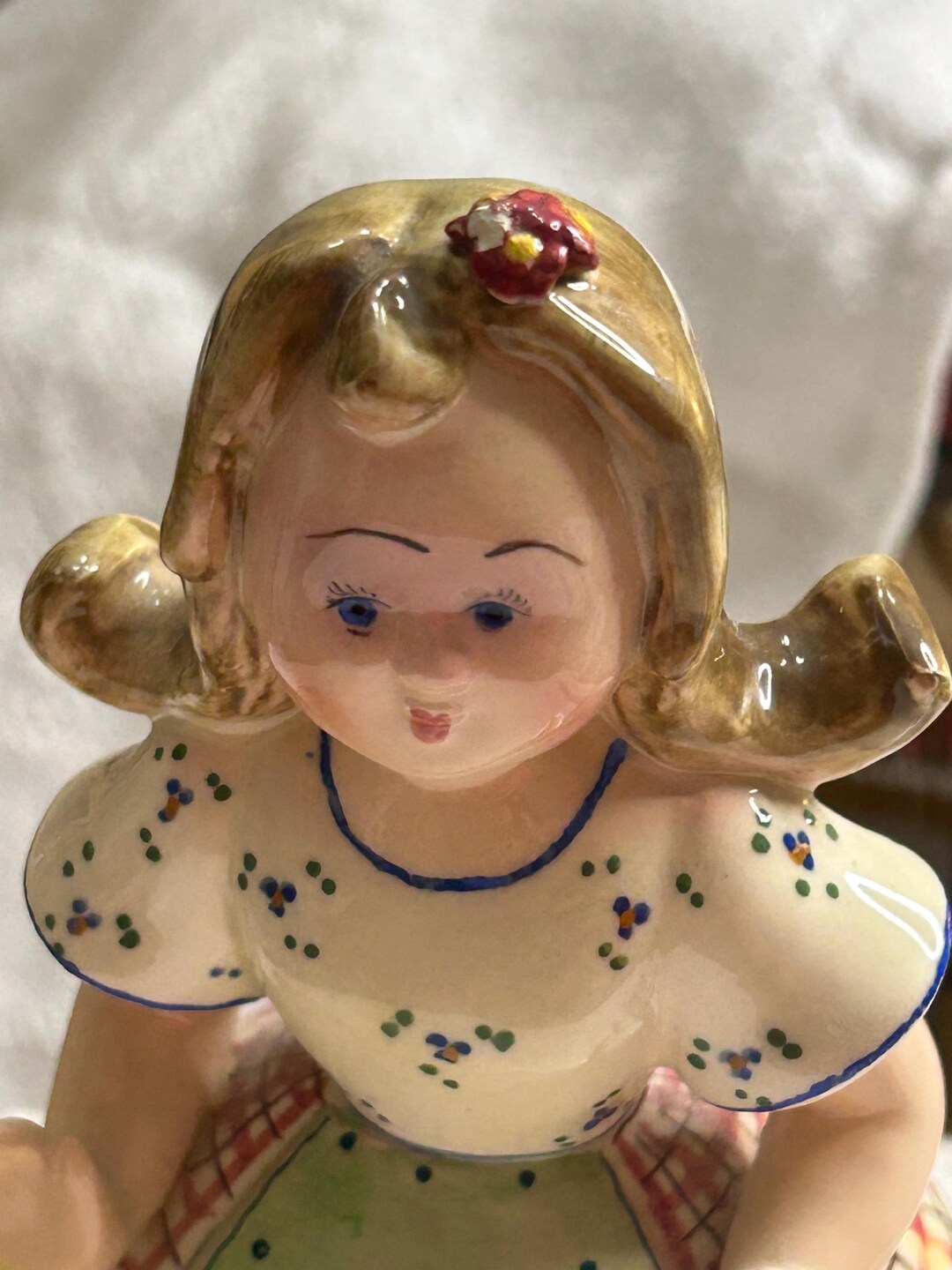Rare Paul’s Italy Vintage Numbered Large Figurine 6.75x5 Girl With ...