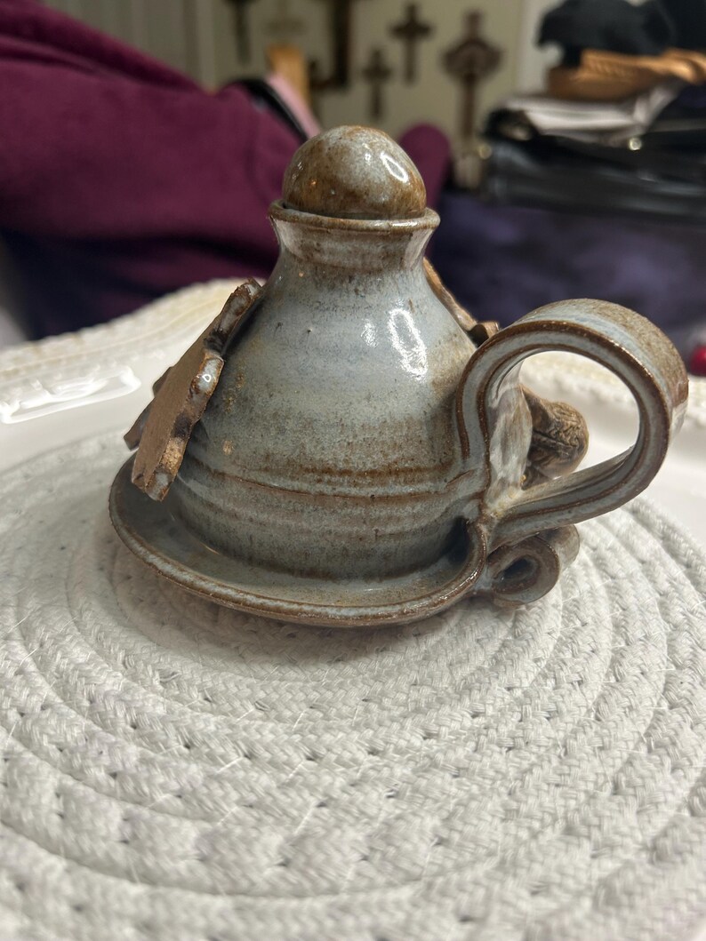 Beautiful Handmade Pottery Vessel With Lid, Fall Themed, Gorgeous and ...