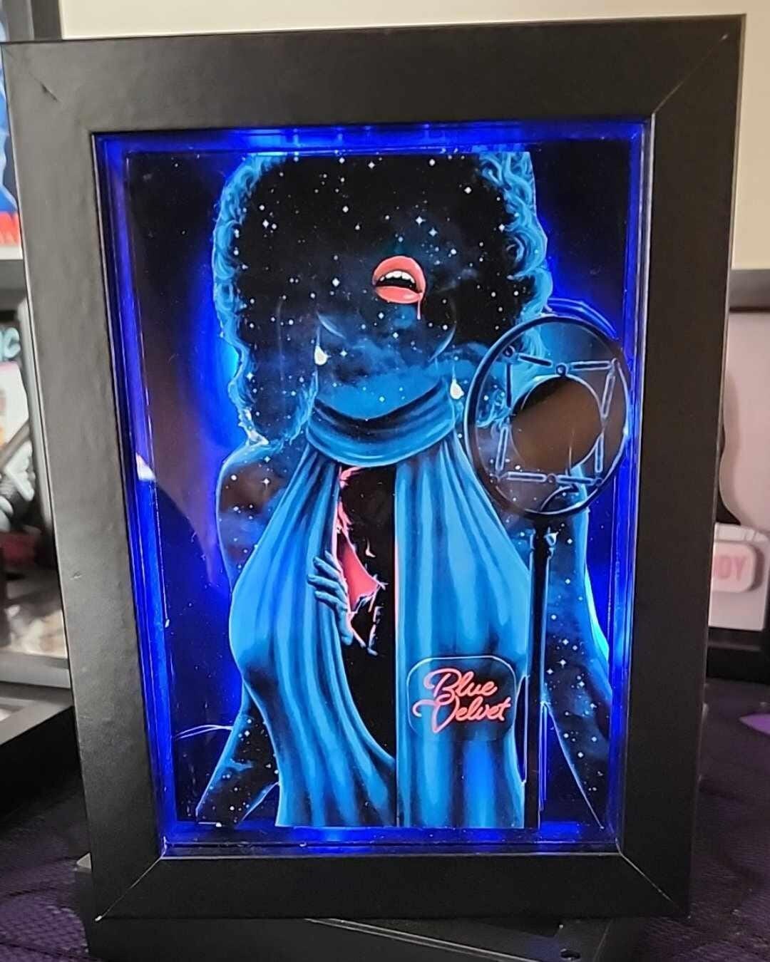 Blue Velvet David Lynch 3D LED Shadow Box Horror Movie Light up ...