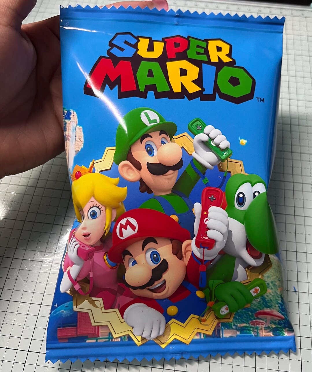 Custom Super Mario Chip Bags, Super Mario, 18 Filled Chip Bags, Custom ...