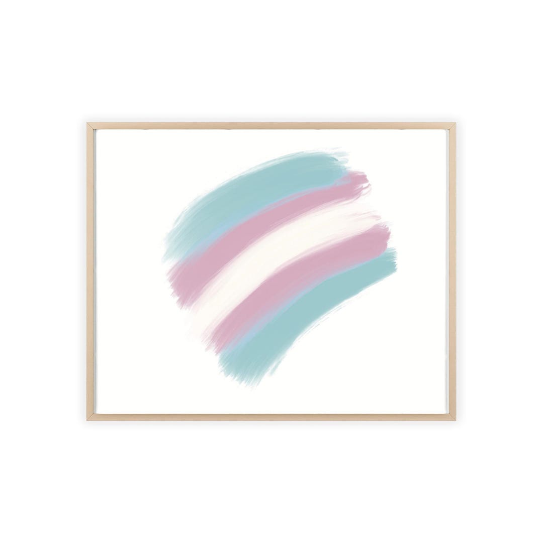Transgender Pride Flag | Digital Painting | Printable Wall Art ...